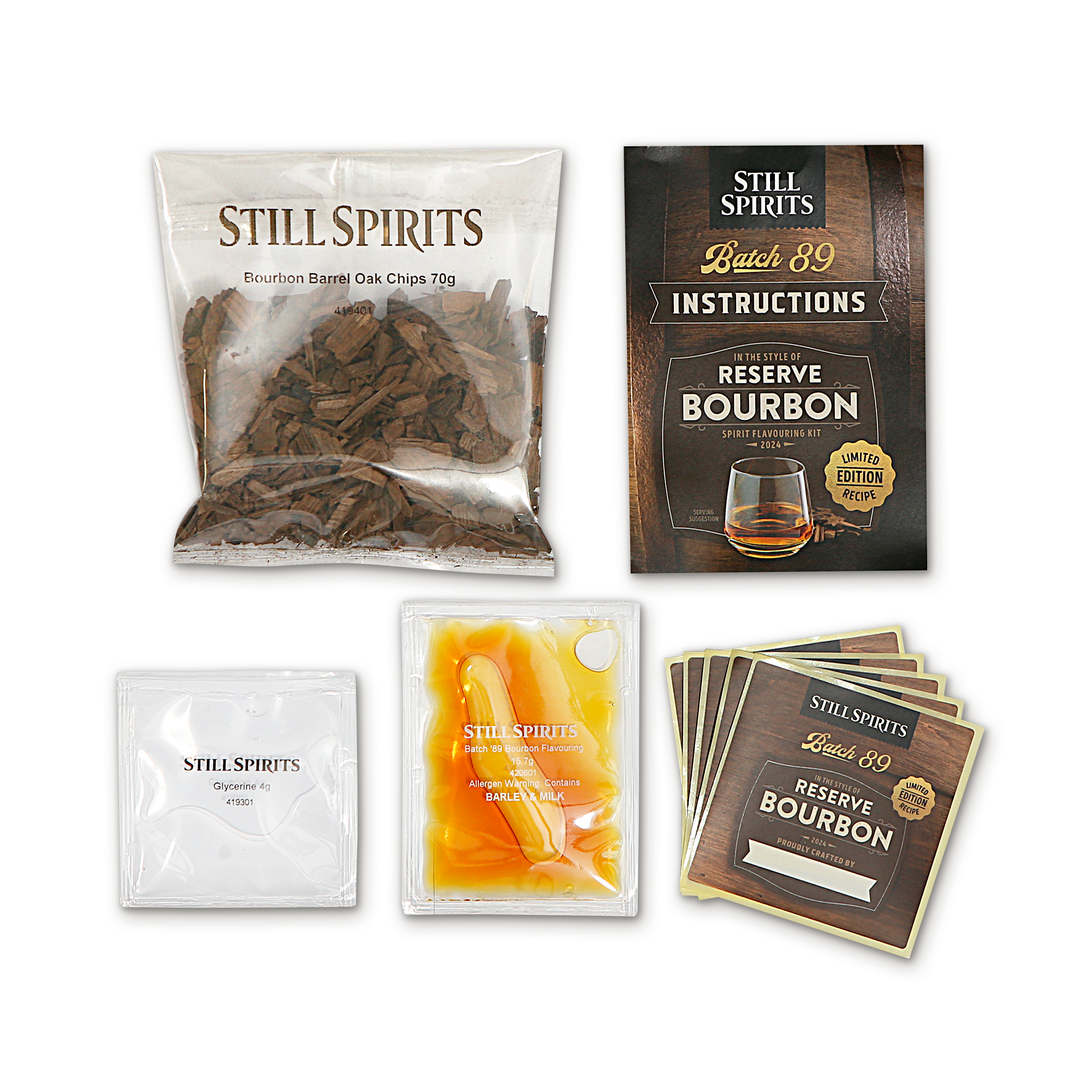 Reserve Bourbon Spirit Flavouring Kit – Still Spirits